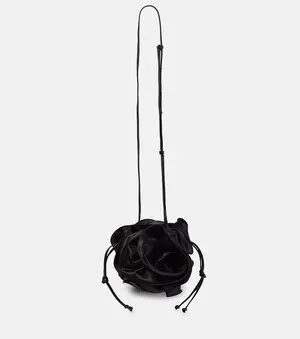Magda Butrym Ruched Satin Shoulder Bag