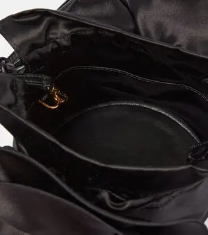 Magda Butrym Ruched Satin Shoulder Bag