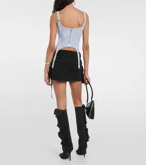 DION LEE Cotton Jersey Bustier
