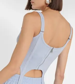 DION LEE Cotton Jersey Bustier