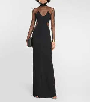 TOM FORD Long-sleeved Cutout Gown