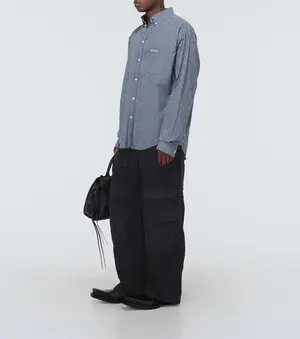 Balenciaga Cotton Twill Cargo Pants