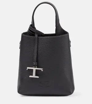 TOD'S Micro Leather Tote Bag