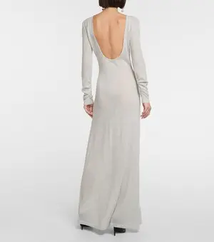 Magda Butrym Alpaca-blend Maxi Dress
