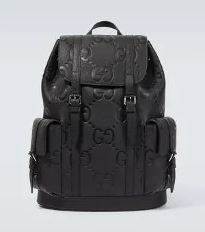black leather gucci backpack Large GG fabric Condition description Gucci Large GG Canvas Backpack