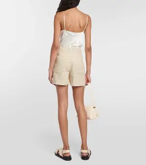 Velvet By Graham & Spencer Fallon Linen Shorts - Beige