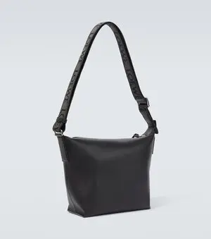 Loewe Cubi Small Leather Crossbody Bag