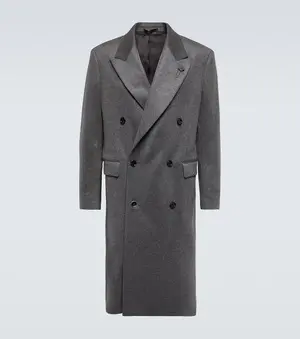 LARDINI Double-breasted Cashmere Coat