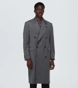 LARDINI Double-breasted Cashmere Coat