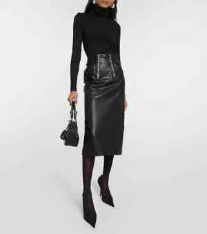 Wolford Aurora Jersey Turtleneck Top