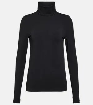 Wolford Aurora Jersey Turtleneck Top