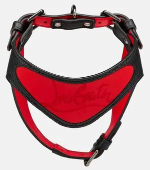 CHRISTIAN LOUBOUTIN Loubiharness Leather Dog Harness - Red