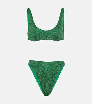 Oseree Os�ree Lumi�re Metallic Bikini - Green
