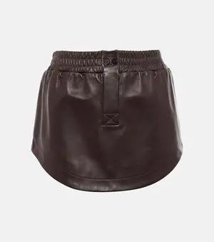Attico Leather Skirts