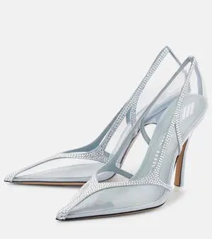 Attico Venus Chrome Pumps