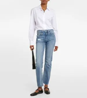 Ag Girlfriend Straight Jeans