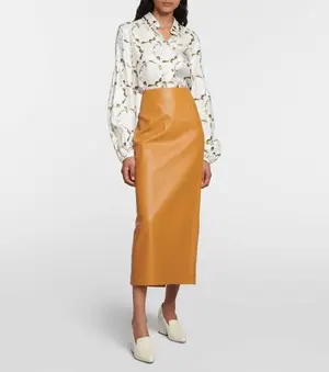 Gabriela Hearst Adrian Leather Loafer Pumps