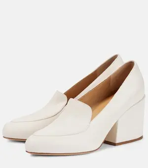 Gabriela Hearst Adrian Leather Loafer Pumps