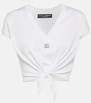 Dolce & Gabbana Knot Detailing T-shirts For Women