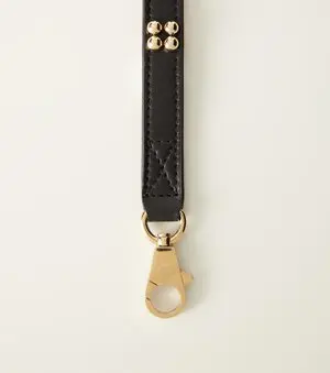 CHRISTIAN LOUBOUTIN Loubileash Embellished Leather Dog Leash