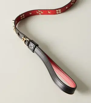 CHRISTIAN LOUBOUTIN Loubileash Embellished Leather Dog Leash