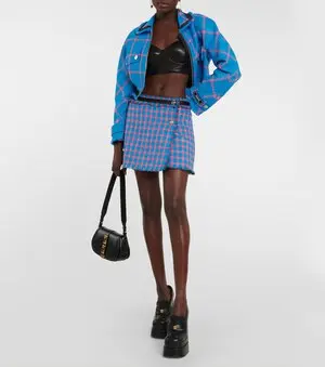 Versace Tweed Mini Skirt