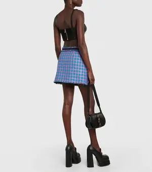 Versace Tweed Mini Skirt
