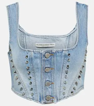 Alessandra Rich Sleeveless Camis Tanks For Women