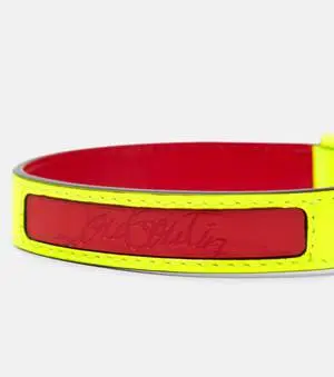 CHRISTIAN LOUBOUTIN Loubicollar Leather Dog Collar