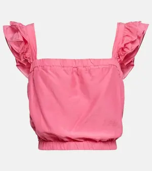 Velvet Crop Tops
