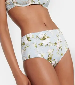 Erdem Floral High-rise Bikini Bottom