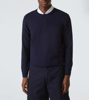 Brunello Cucinelli Cashmere Crewneck Sweater - Blue