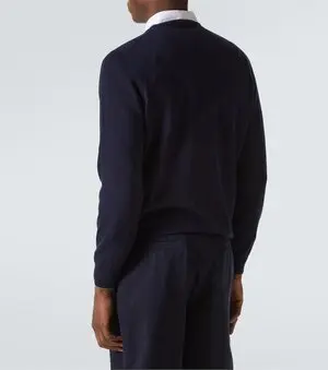 Brunello Cucinelli Cashmere Crewneck Sweater - Blue