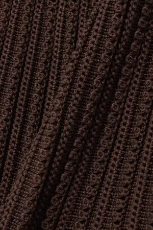 Loro Piana Castellana Crocheted Silk And Cotton-blend Dress