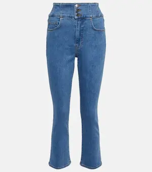Veronica Beard Carly High-rise Jeans - Blue
