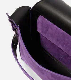 Attico 7/7 Suede Shoulder Bag