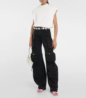 Attico Devon Patent Leather Mules - Pink