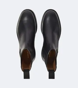 GIANVITO ROSSI Chester Leather Chelsea Boots - Black