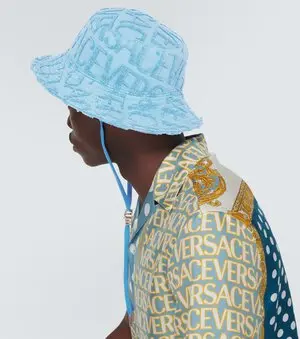Versace Medusa Cotton Terry Bucket Hat