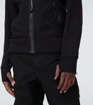 C.P. COMPANY Cotton Fleece Goggle Hoodie