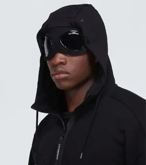 C.P. COMPANY Cotton Fleece Goggle Hoodie