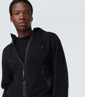 C.P. COMPANY Cotton Fleece Goggle Hoodie