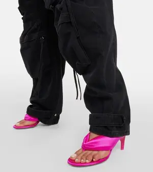 Attico Rem Thong Sandals - Pink