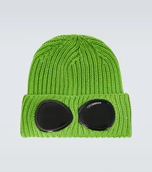 C.P. COMPANY Goggle Beanie - Green