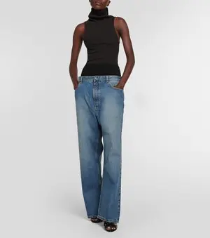 Alaïa Wide-leg Jeans