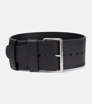 Balenciaga Force Leather Belt