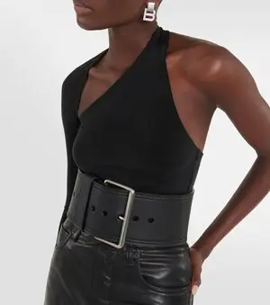 Balenciaga Force Leather Belt