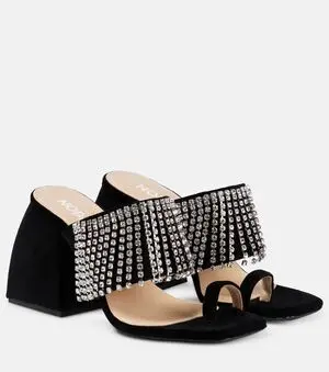 NODALETO Bulla Preston High Heel Sandals - Black
