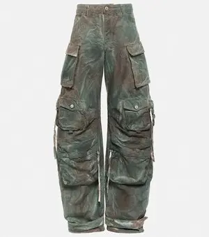 Attico Fern Oversized Cargo Pants