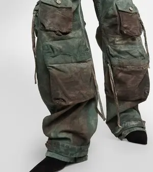 Attico Fern Oversized Cargo Pants